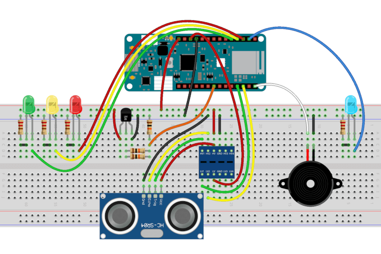 Sensore di parcheggio IoT - Progetti con Arduino | Tech Maker